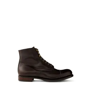 Ralph Lauren Hand-burnished Leather Boots - Tan
