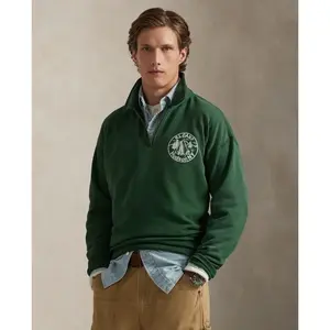 Ralph Lauren Vintage Fit Quarter-zip Fleece Sweatshirt