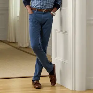 Ralph Lauren Slim Fit Stretch Twill Pant - Soft Blue