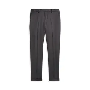 Ralph Lauren Slim Fit Wool Twill Trousers - Medium Grey