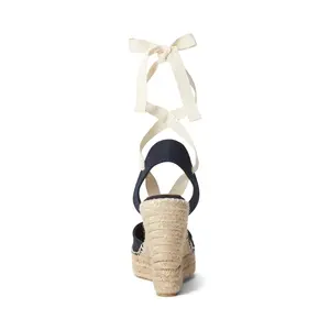 Ralph Lauren Canvas Wedge Espadrille - Blue