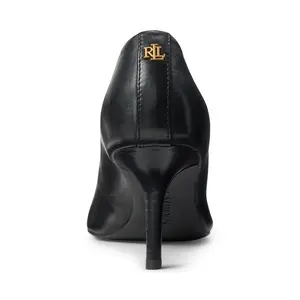 Ralph Lauren Lanette Leather Pump - Black
