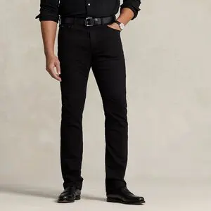 Ralph Lauren Hampton Straight Stretch Jean - Black