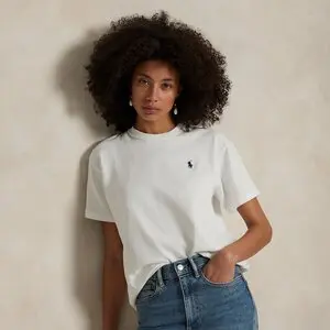 Ralph Lauren Relaxed Fit Cotton Jersey Tee - White