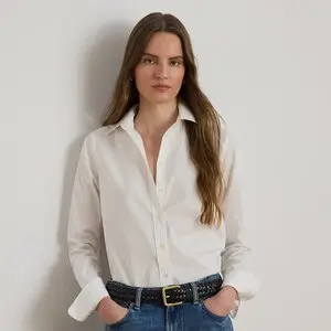 Ralph Lauren Classic Fit Easy Care Cotton Shirt - White