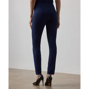 Ralph Lauren Annie Wool Crepe Pant - Navy