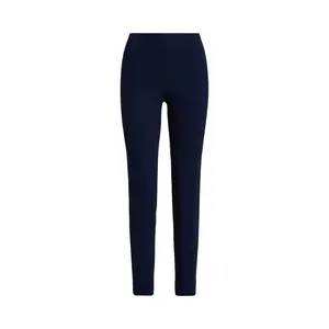 Ralph Lauren Annie Wool Crepe Pant - Navy