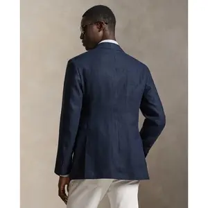 Ralph Lauren Polo Soft Tailored Fit Linen Suit Jacket - Dark Navy