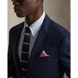 Ralph Lauren Polo Soft Tailored Fit Linen Suit Jacket - Dark Navy