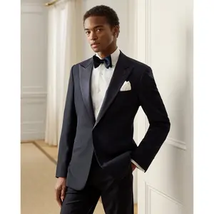 Ralph Lauren Gregory Hand-tailored Peak Tuxedo - Navy