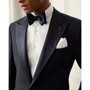 Ralph Lauren Gregory Hand-tailored Peak Tuxedo - Navy