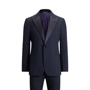 Ralph Lauren Gregory Hand-tailored Peak Tuxedo - Navy