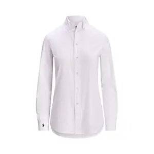 Ralph Lauren End-on-end Stretch Slim Fit Cotton Shirt - White