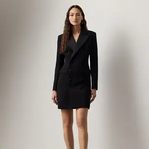 Ralph Lauren Cottrell Double-breasted Cocktail Dress