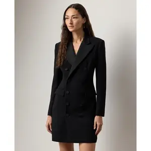 Ralph Lauren Cottrell Double-breasted Cocktail Dress