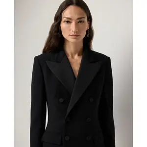 Ralph Lauren Cottrell Double-breasted Cocktail Dress