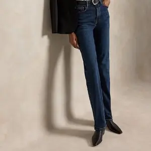 Ralph Lauren High-rise Straight Jean - Nazas Wash