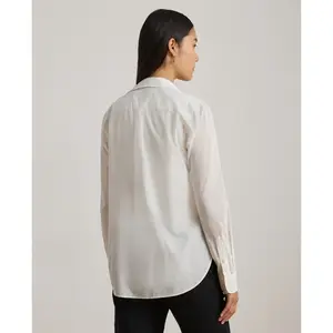 Ralph Lauren Classic Fit Cotton Voile Shirt - White