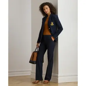Ralph Lauren Straight-leg Stretch Pant - Navy