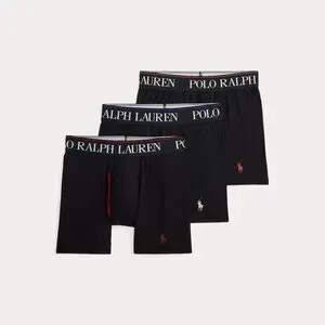 Ralph Lauren 4d-flex Microfiber Boxer Brief 3-pack - Black