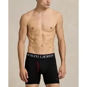 Ralph Lauren 4d-flex Microfiber Boxer Brief 3-pack - Black