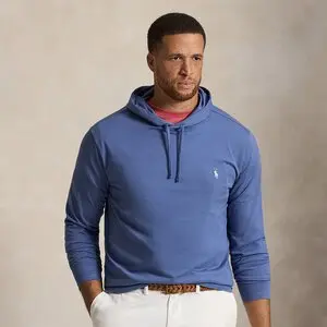 Ralph Lauren Jersey Hooded T-shirt - Carson Blue