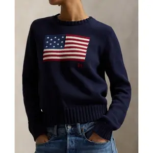 Ralph Lauren The Iconic Flag Sweater - Navy