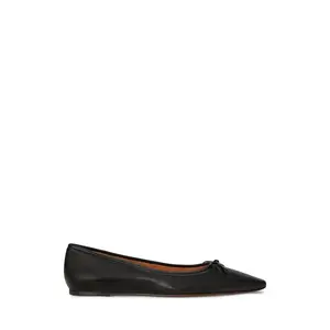 Ralph Lauren Pointed Leather Ballet Flat