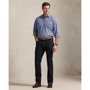 Ralph Lauren Checked Stretch Poplin Shirt - Blue Multi