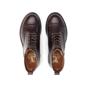 Ralph Lauren Hand-burnished Leather Boots - Brown