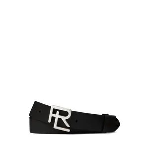 Ralph Lauren Vachetta Leather Belt - Black