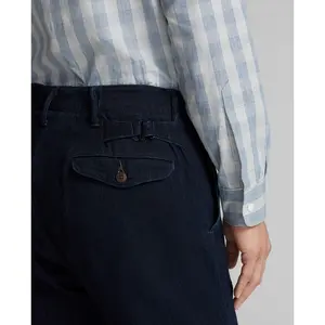 Ralph Lauren Indigo Herringbone Officer’s Pant