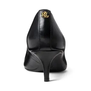 Ralph Lauren Adrienne Leather Pump - Black