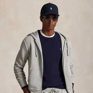 Ralph Lauren Double-knit Full-zip Hoodie - Soft Grey