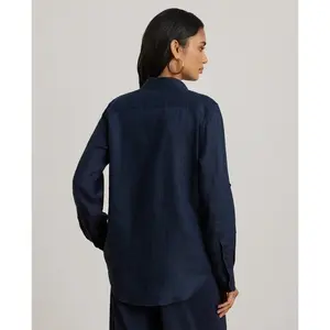 Ralph Lauren Relaxed Fit Linen Roll-tab Sleeve Shirt - Lauren Navy