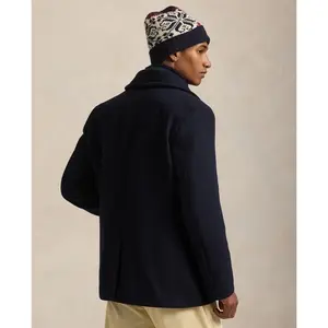 Ralph Lauren Polo Wool-blend Melton Peacoat