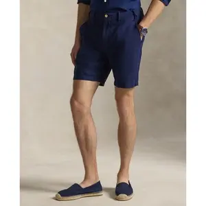 Ralph Lauren 8.5-inch Classic Fit Linen-cotton Short - Spring Navy