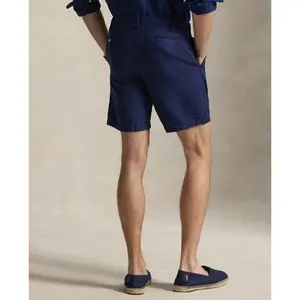 Ralph Lauren 8.5-inch Classic Fit Linen-cotton Short - Spring Navy