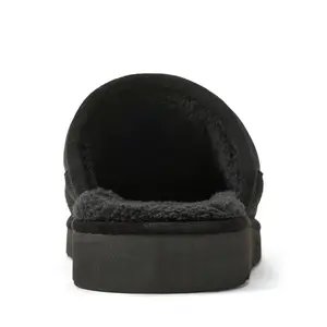 Ralph Lauren Reade Suede-trim Scuff Slipper