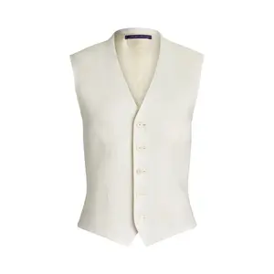 Ralph Lauren Jaiden Linen Vest - Cream