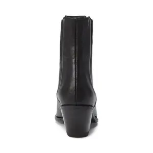 Ralph Lauren Leather Chelsea Western Boots - Black