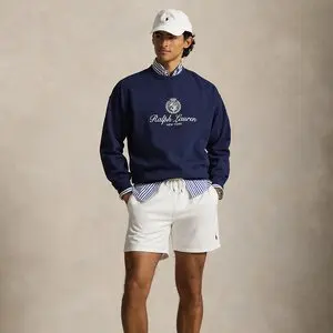 Ralph Lauren 5.75-inch Traveler Swim Trunks - White