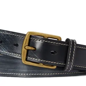 Ralph Lauren Bridle Leather Belt - Black
