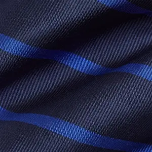 Ralph Lauren Striped Silk Repp Neck Tie - Navy/royal