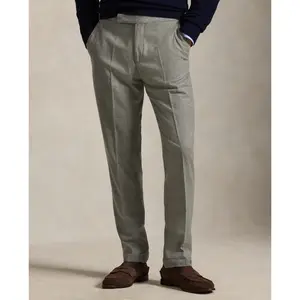 Ralph Lauren Wool Flannel Trouser - Light Grey