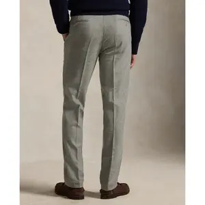 Ralph Lauren Wool Flannel Trouser - Light Grey
