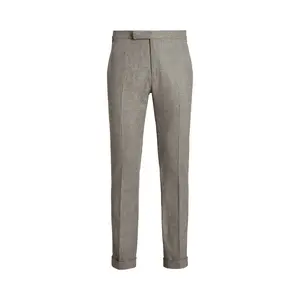 Ralph Lauren Wool Flannel Trouser - Light Grey
