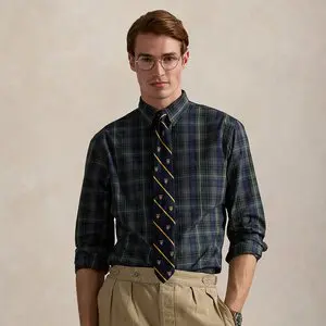 Ralph Lauren Custom Fit Plaid Poplin Shirt