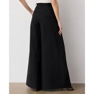 Ralph Lauren Vannesa Poplin Wide-leg Pant