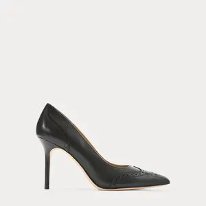 Perforated Leather Pumps